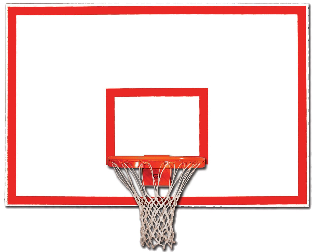 Steel Rectangular Backboard with Target & Border | Shop Basketball ...