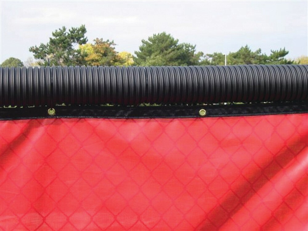 250' Baseball Fence Topper | Order a Black Poly-Cap Crown for Baseball ...