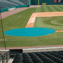 Baseball Field Tarp Set | Order a Green Vinyl Baseball Infield Tarp ...