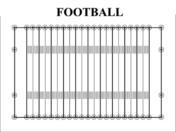 Football Field Layout System | Order a ProLine Football Field Layout ...