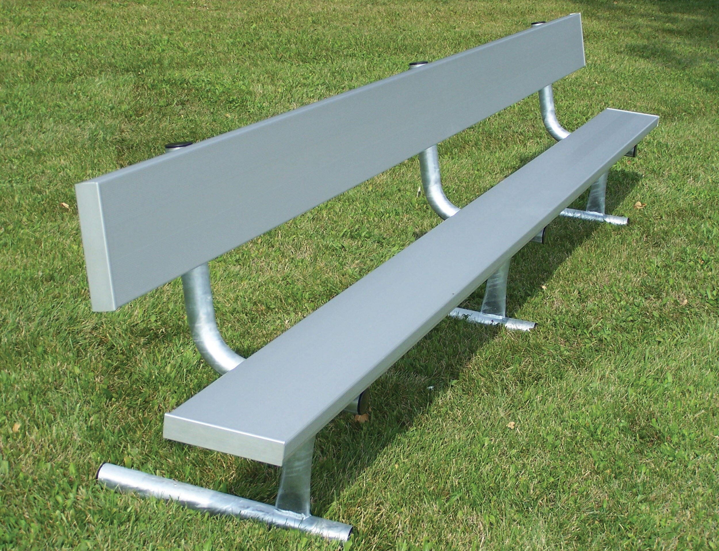 Portable Team Bench | Shop 8-Foot Portable Team Bench with Back ...