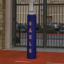 Football Goal Post Pad - 4' 1/2": Laced-Grommet Closure Goal Post Pads ...